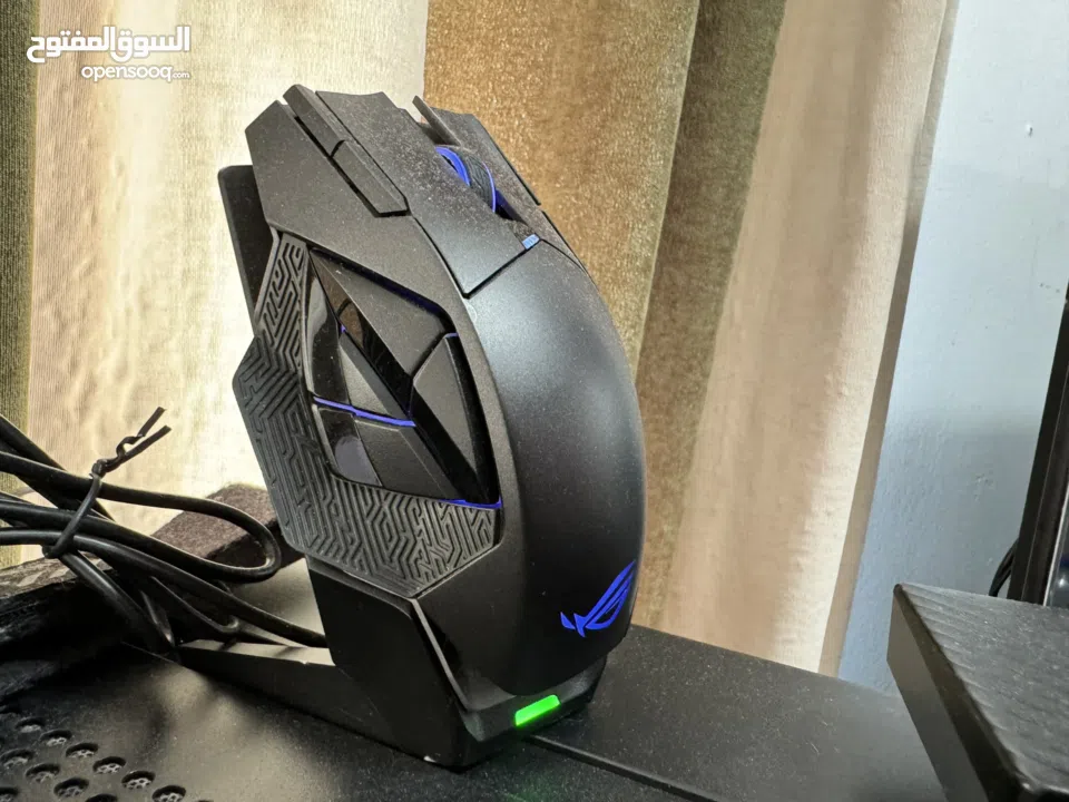 Asus rog spatha wireless or wired gaming mouse with charging dock ...