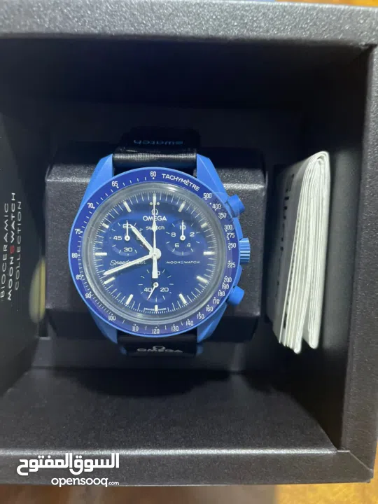 ‎اوميغا سواتش نيبتون omega swatch moonWatch Neptune - (229213470 ...