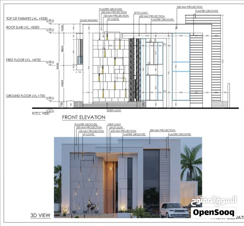 Professional Architectural Drafting Section Elevation Electrical and ...