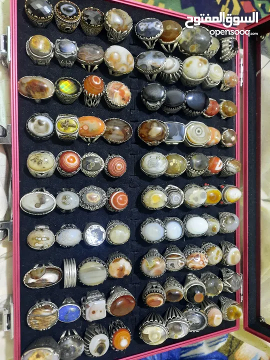خواتم فضة باحجار طبيعية مميزه - (226768918) | السوق المفتوح