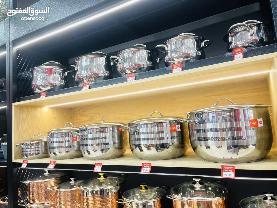 Life Smile 3-Piece Stainless Steel Cookware Set – 18/10 Durable Soup ...