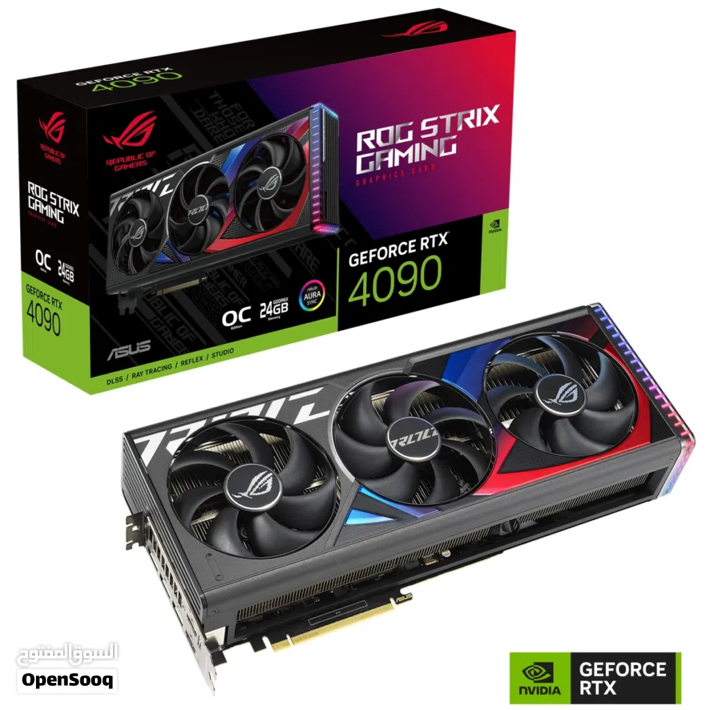 ASUS ROG STRIX Gaming GeForce RTX 4090 OC Edition Gaming 24GB GDDR6X ...