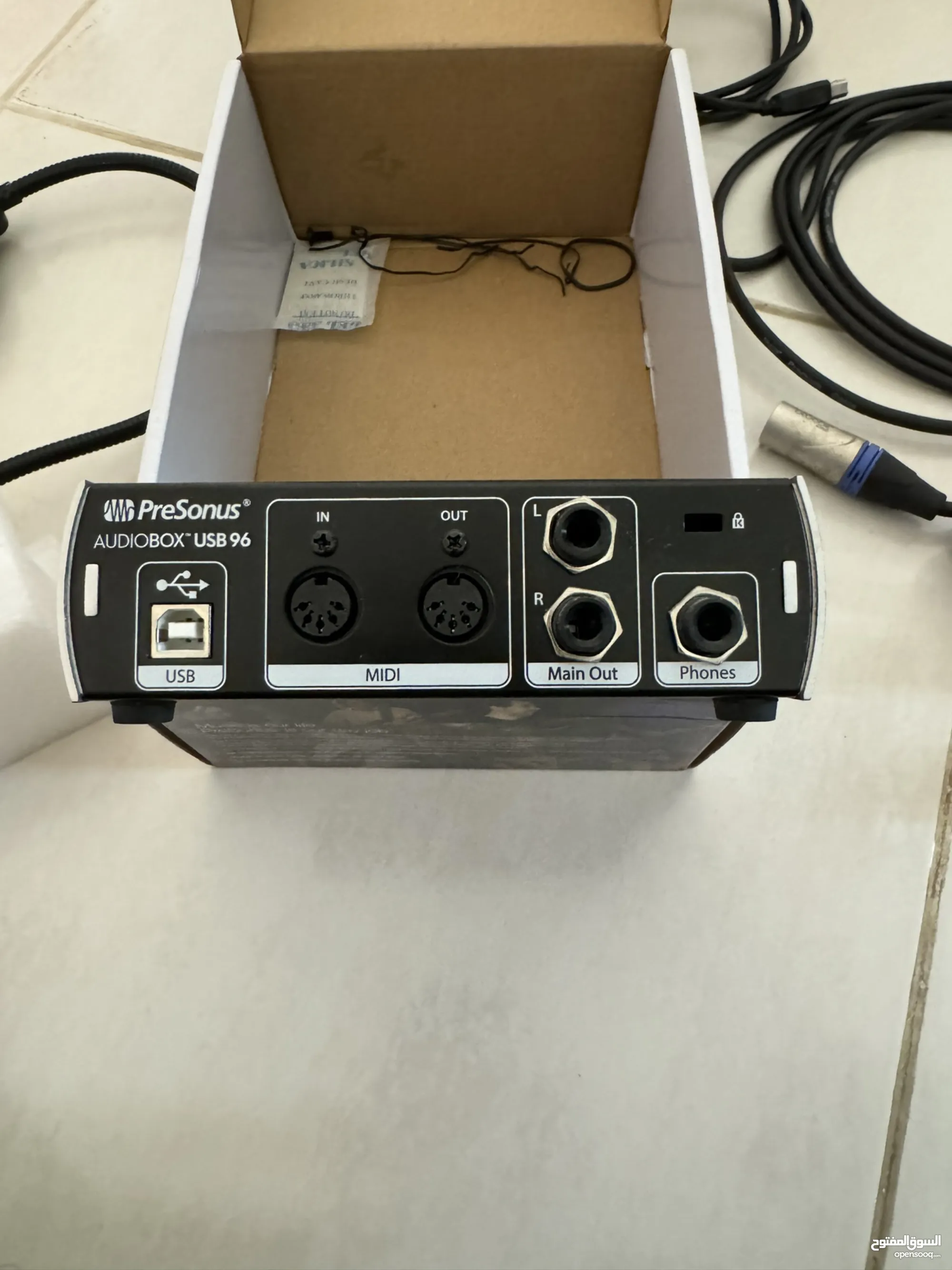 Audio technica AT2020 + Sound interface prosonus + mic arm full ...