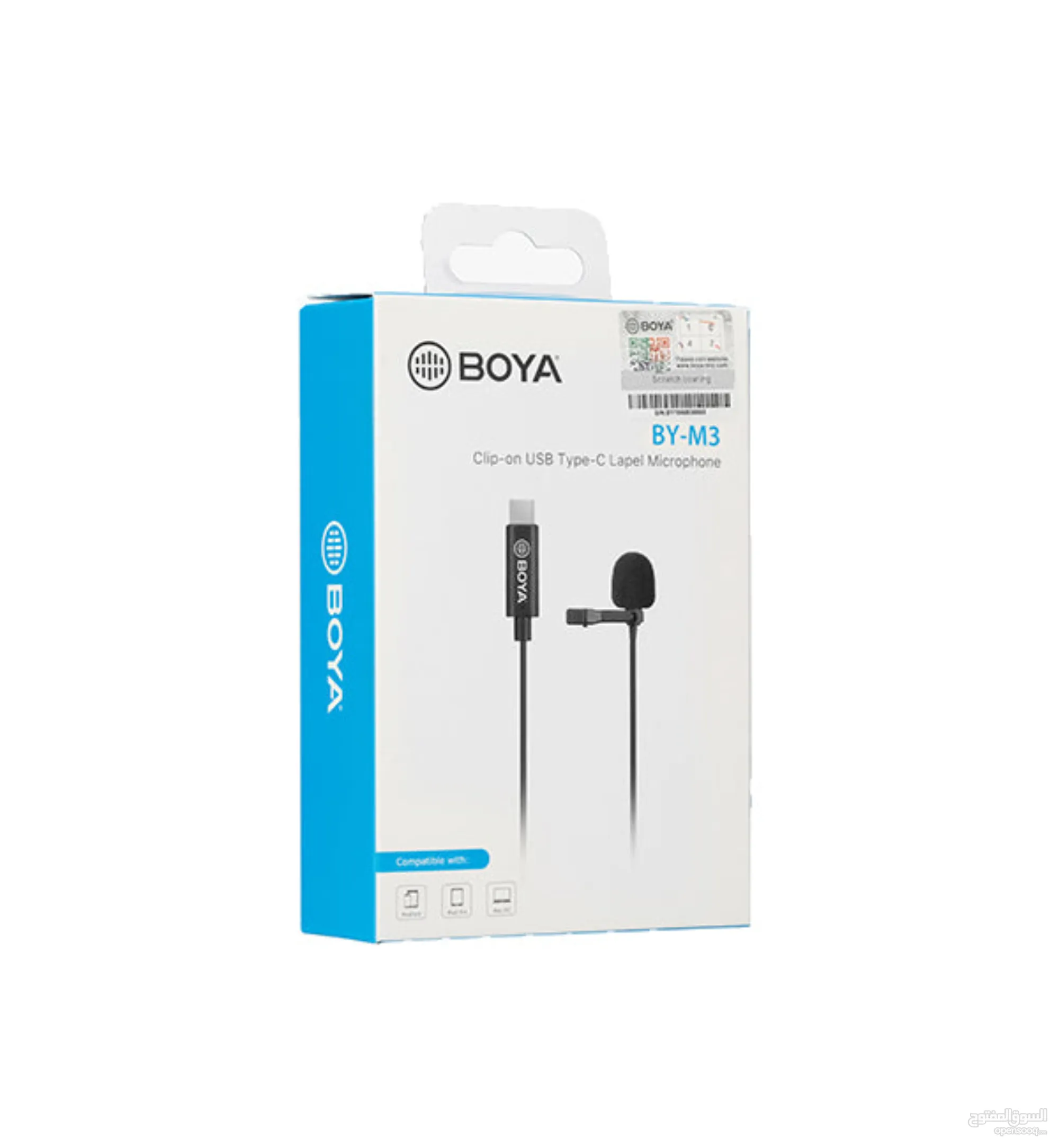 BOYA ORIGINAL BY-M2 MICROPHONE TYPE C مايكروفون بويا أصلي مكفول ...