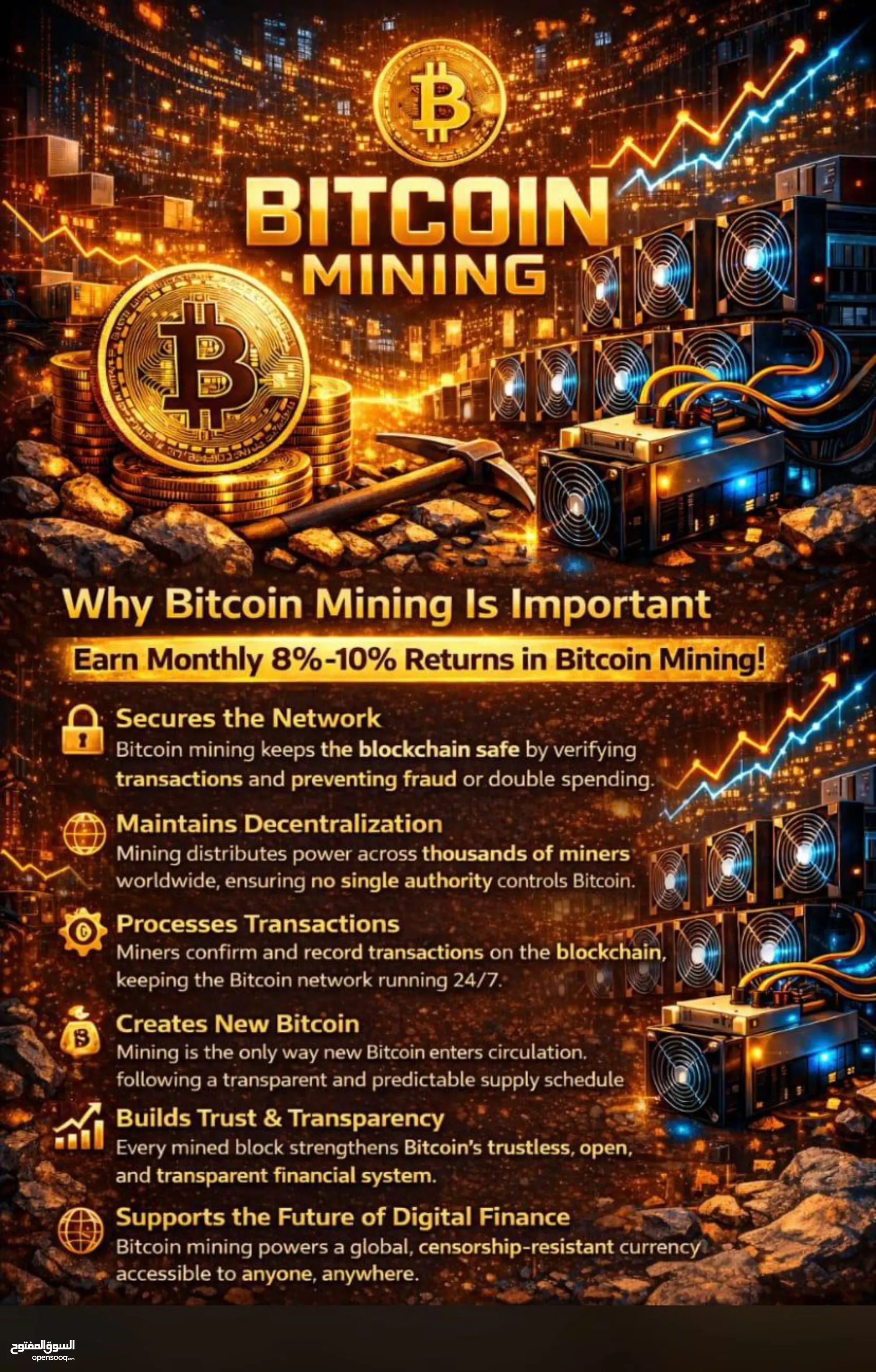 تعدين بيتكوين : تكنولوجيا المعلومات : دبي (274818237)