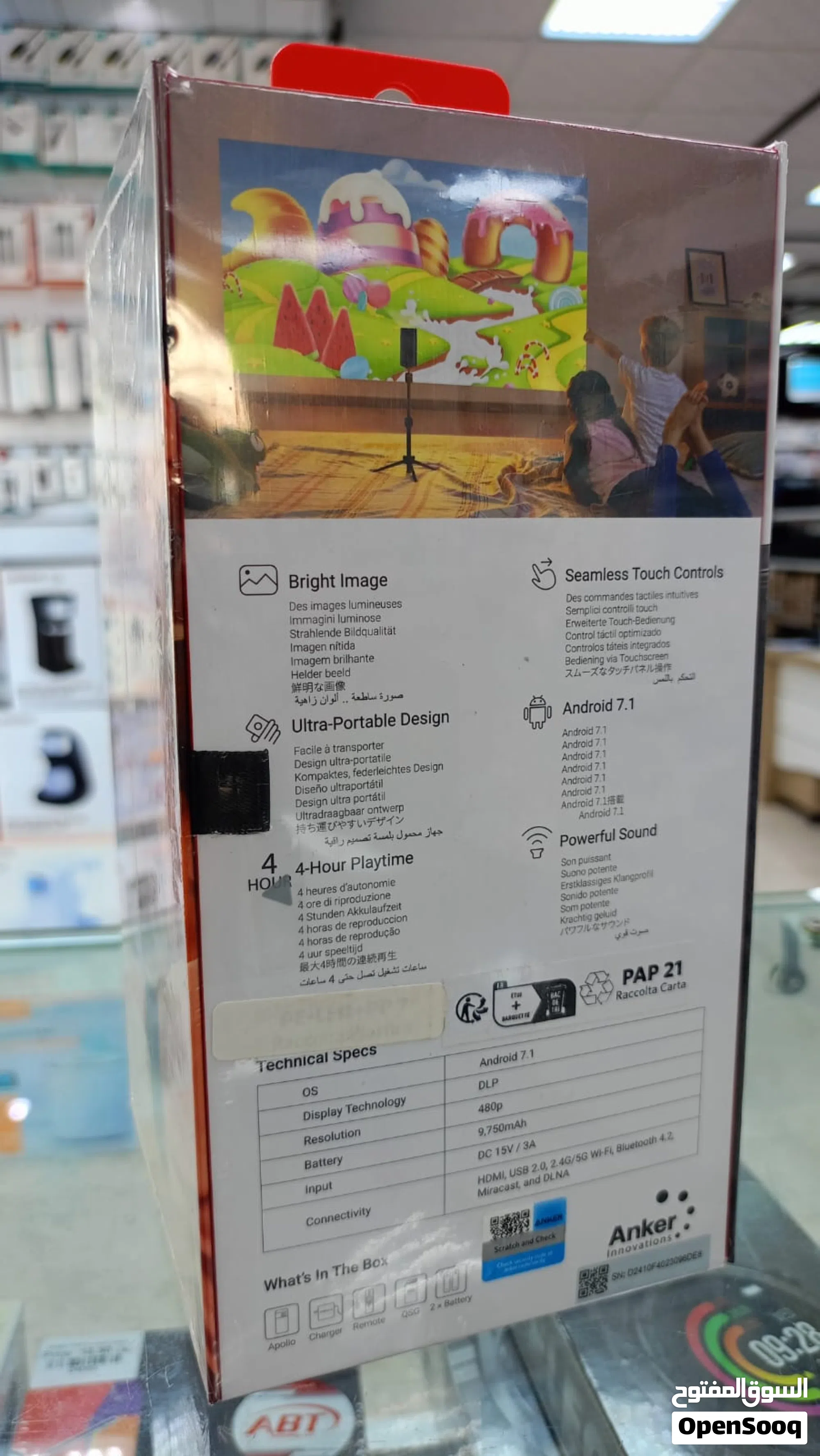 Anker Nebula Apollo, Wi-Fi Mini Projector - (254311625) | السوق المفتوح