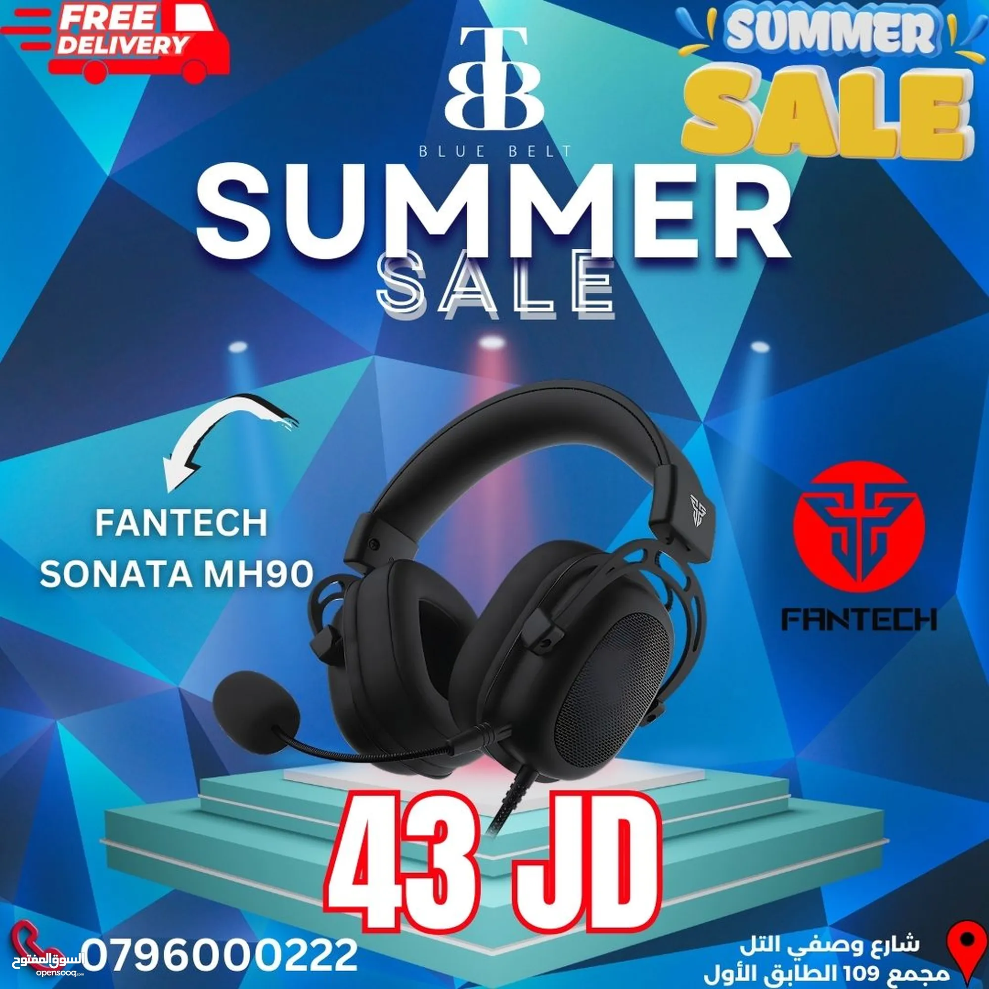 FANTECH SONATA MH90 MULTI PLATFORM GAMING سماعة فانتيك أصلية بأفضل سعر والتوصيل مجاني ...