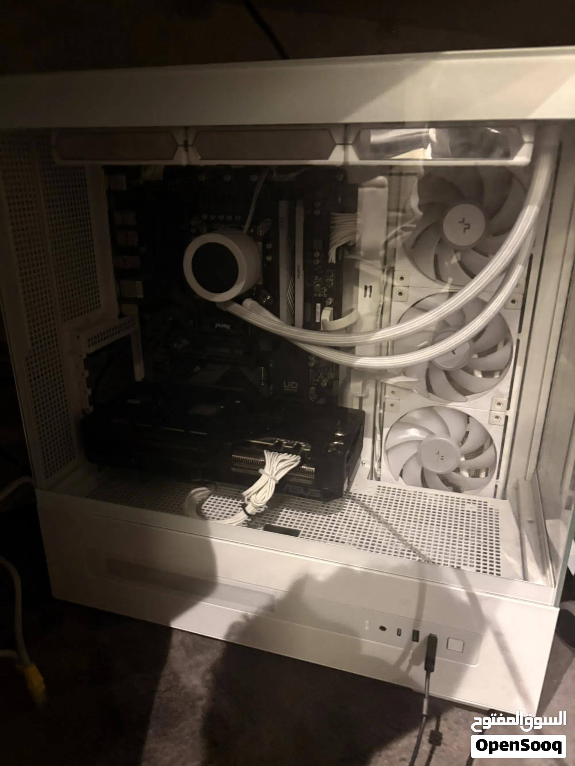 High-End Gaming PC RX 7700 XT i5-12400F 32GB RAM OLED Case Liquid ...