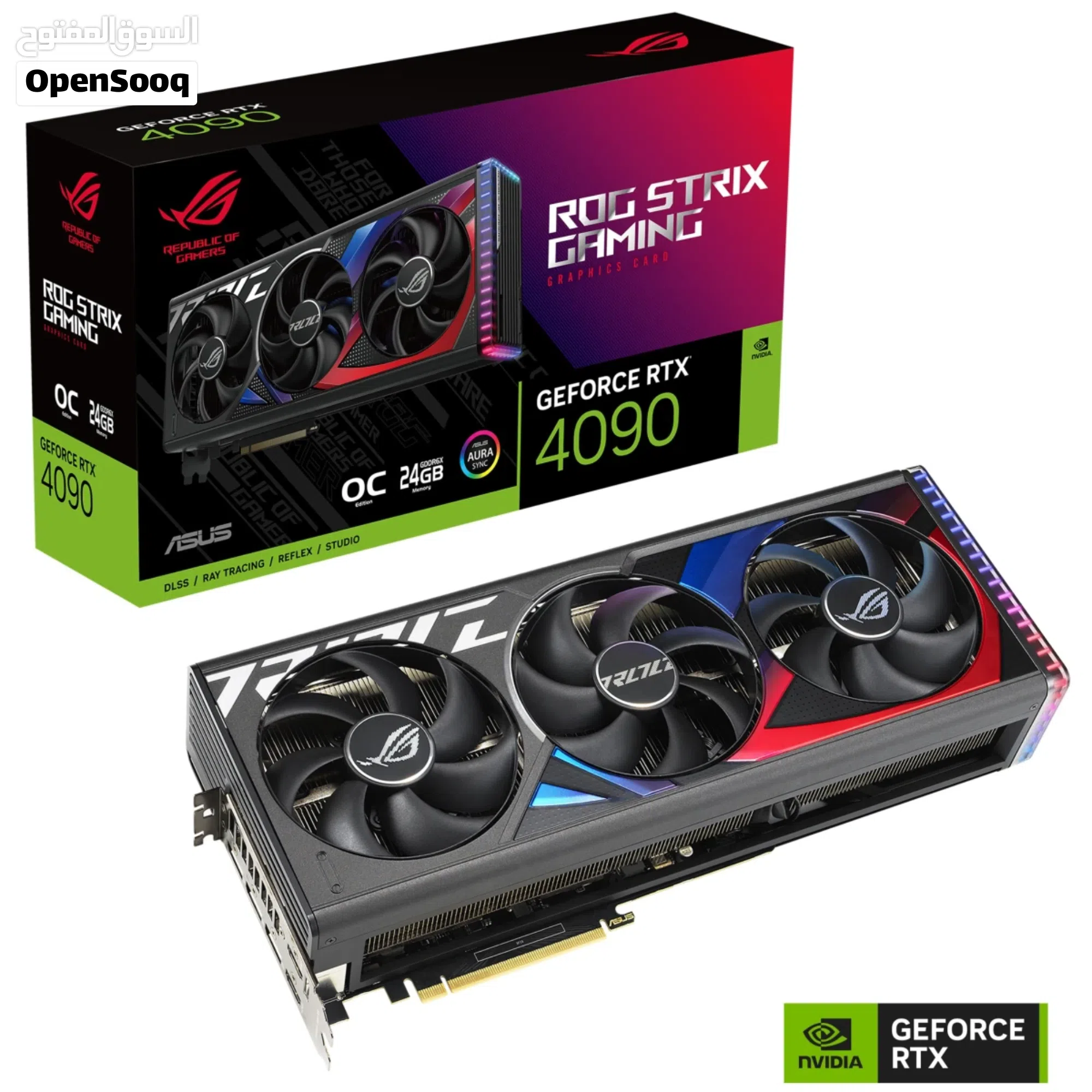 ASUS ROG STRIX Gaming GeForce RTX 4090 OC Edition Gaming 24GB GDDR6X ...