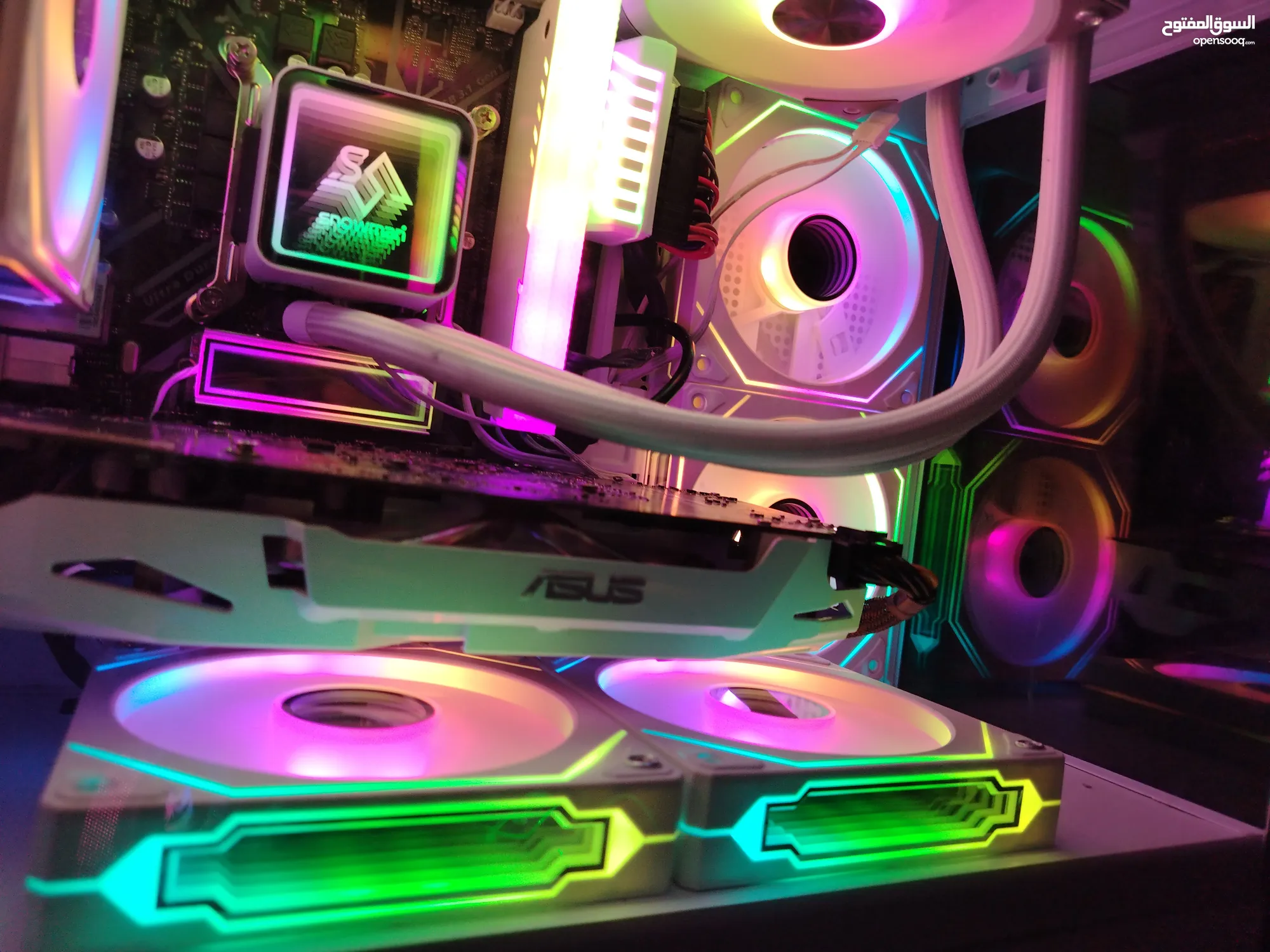 كمبيوتر احترافي اداء قوي مقابل سعر مناسب مراوح ARGB - (266669605) | السوق المفتوح