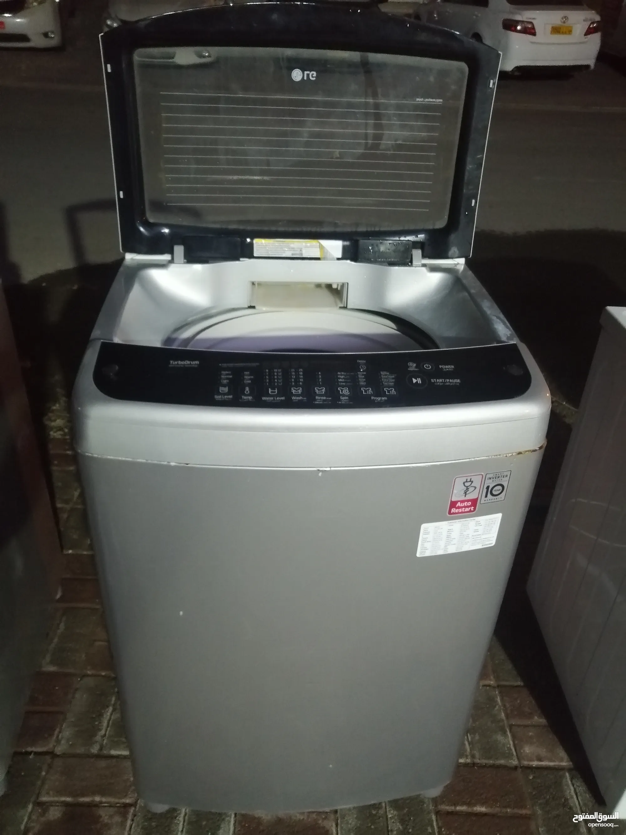 LG 17 kg top load full automatic washing machine very good condition good working good price ...