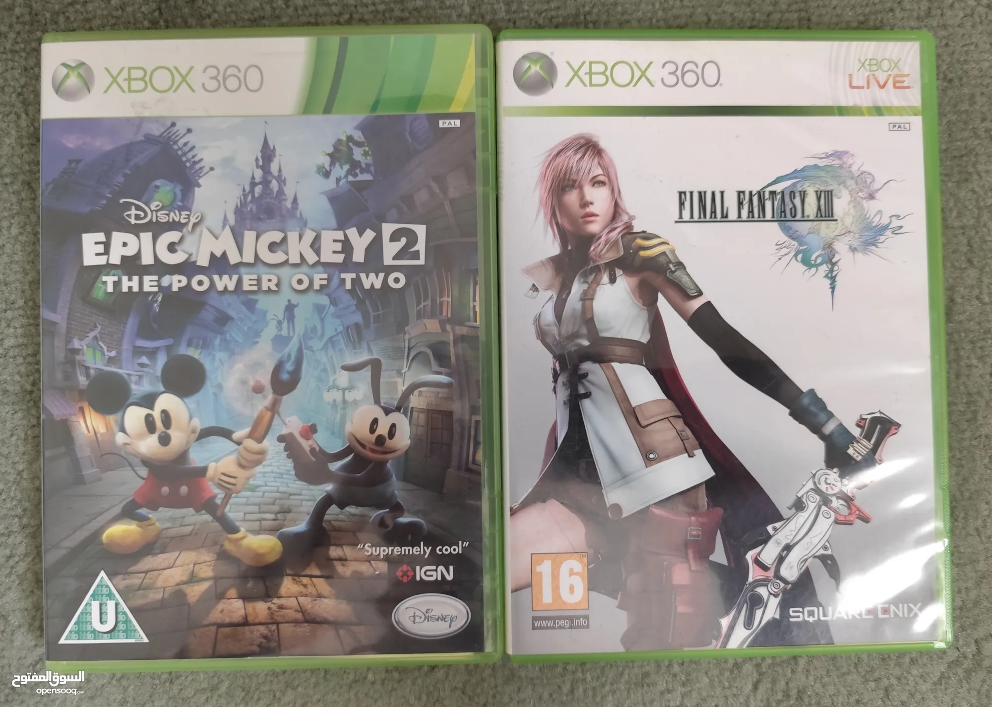 Final Fantasy XIII + Epic Mickey 2 - (249551575) | السوق المفتوح
