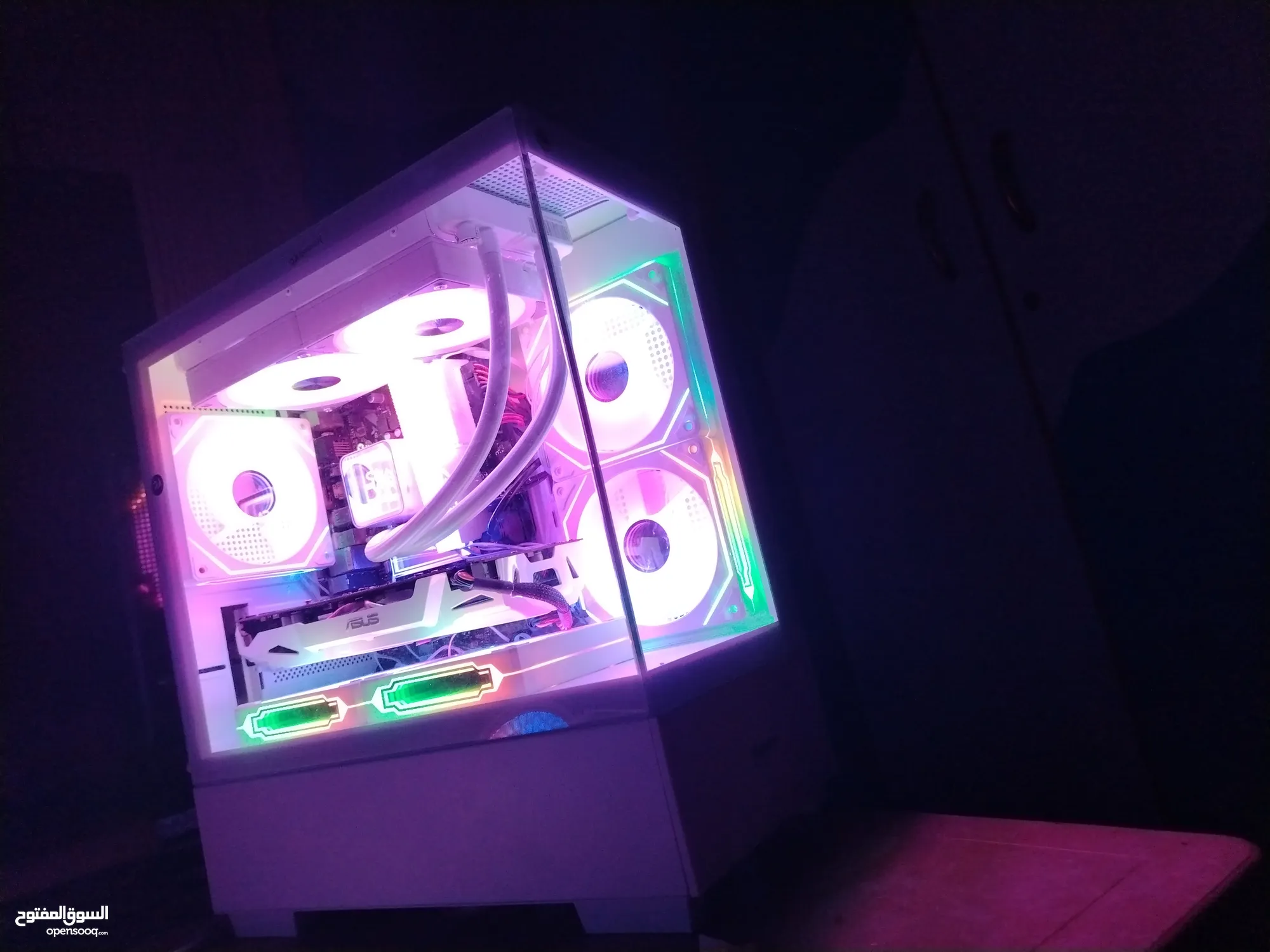 كمبيوتر احترافي اداء قوي مقابل سعر مناسب مراوح ARGB - (266669605) | السوق المفتوح