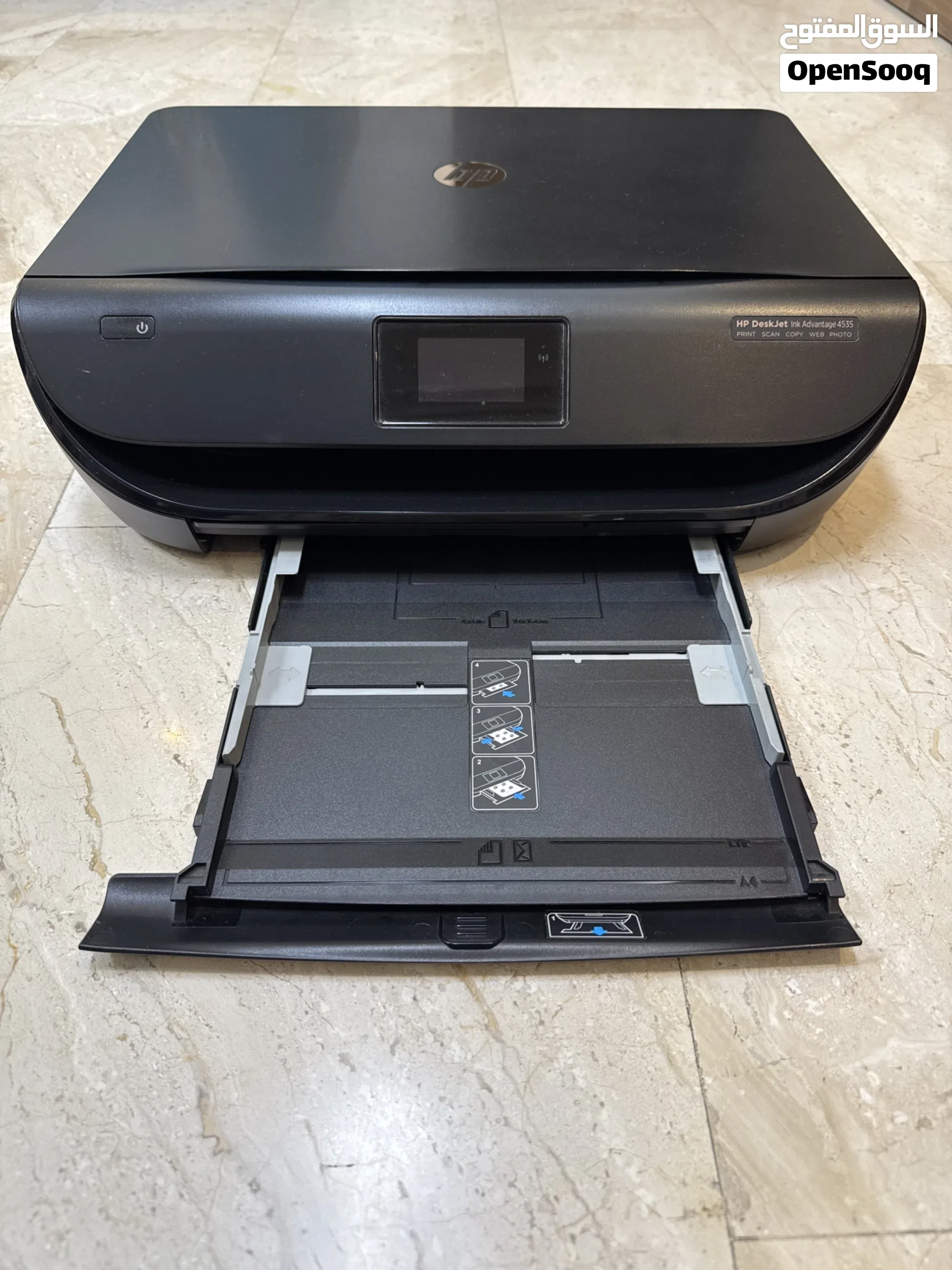 HP Printer DeskJet ink 4535 Wireless Printer Scanner Copier ...