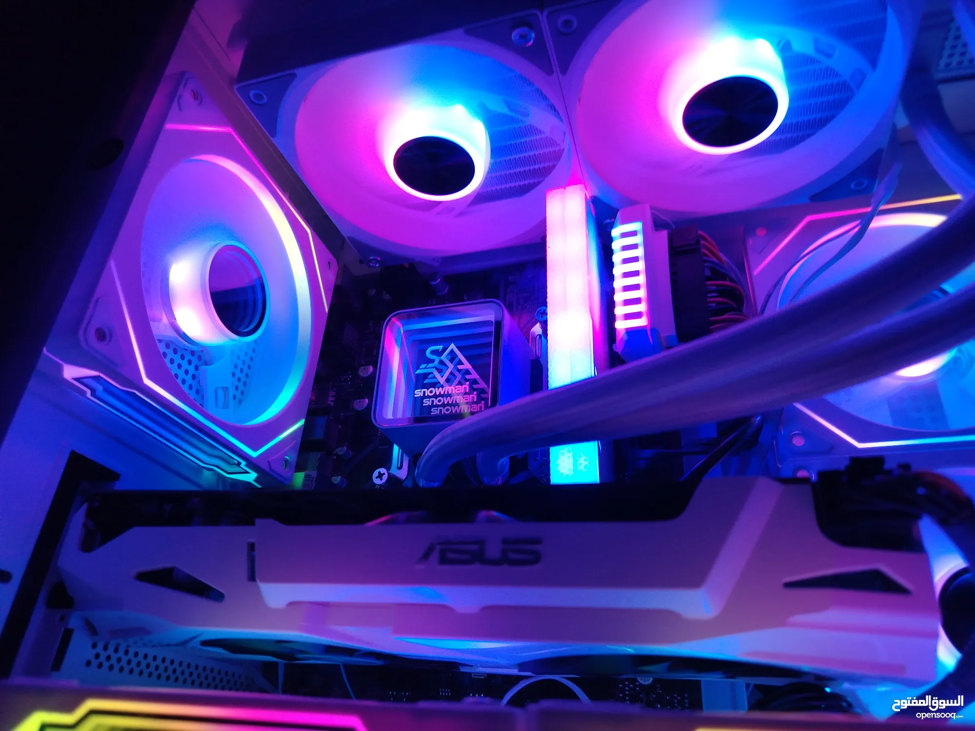 كمبيوتر احترافي اداء قوي مقابل سعر مناسب مراوح ARGB - (266669605) | السوق المفتوح