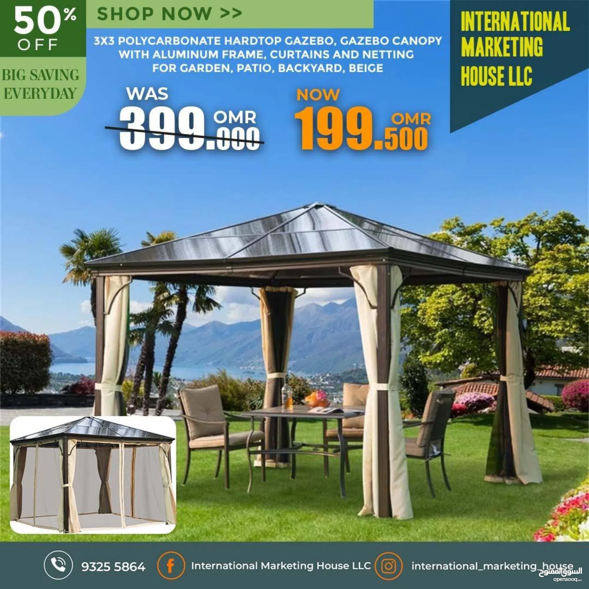 Wooden gazebo 3x3m aluminum with polycarbonate sheet gazebo 3x3m ...