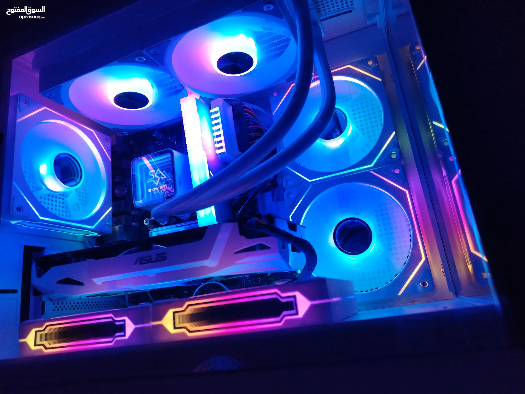 كمبيوتر احترافي اداء قوي مقابل سعر مناسب مراوح ARGB - (266669605) | السوق المفتوح