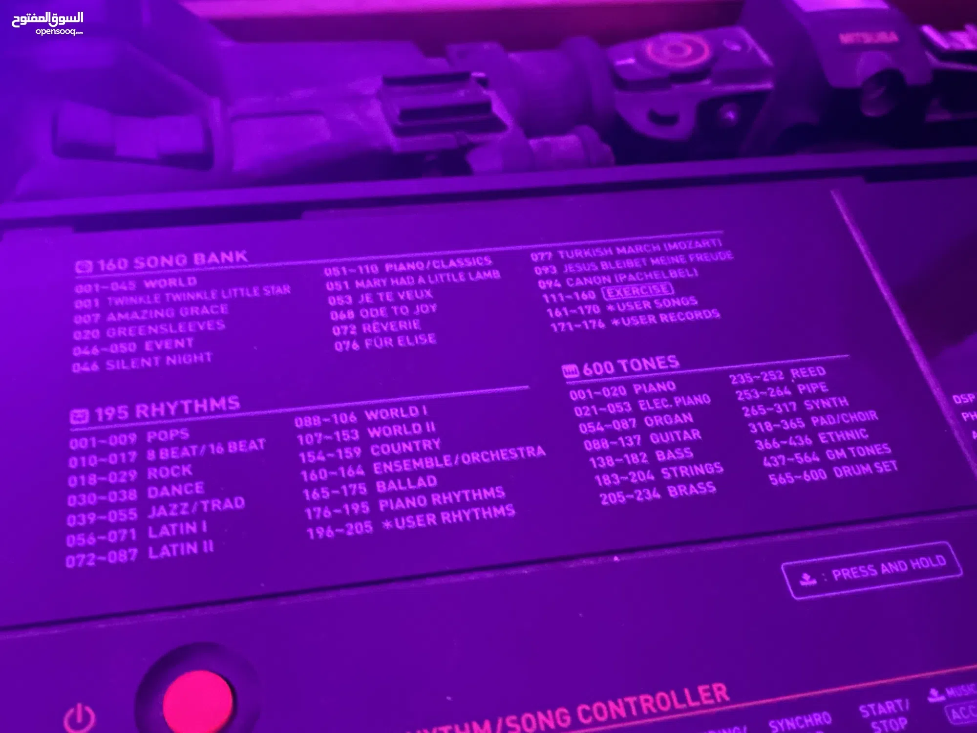 Piano&Org (Casio CT-X700) بحالة ممتازة جداً بيانو - أورج - (260697849 ...