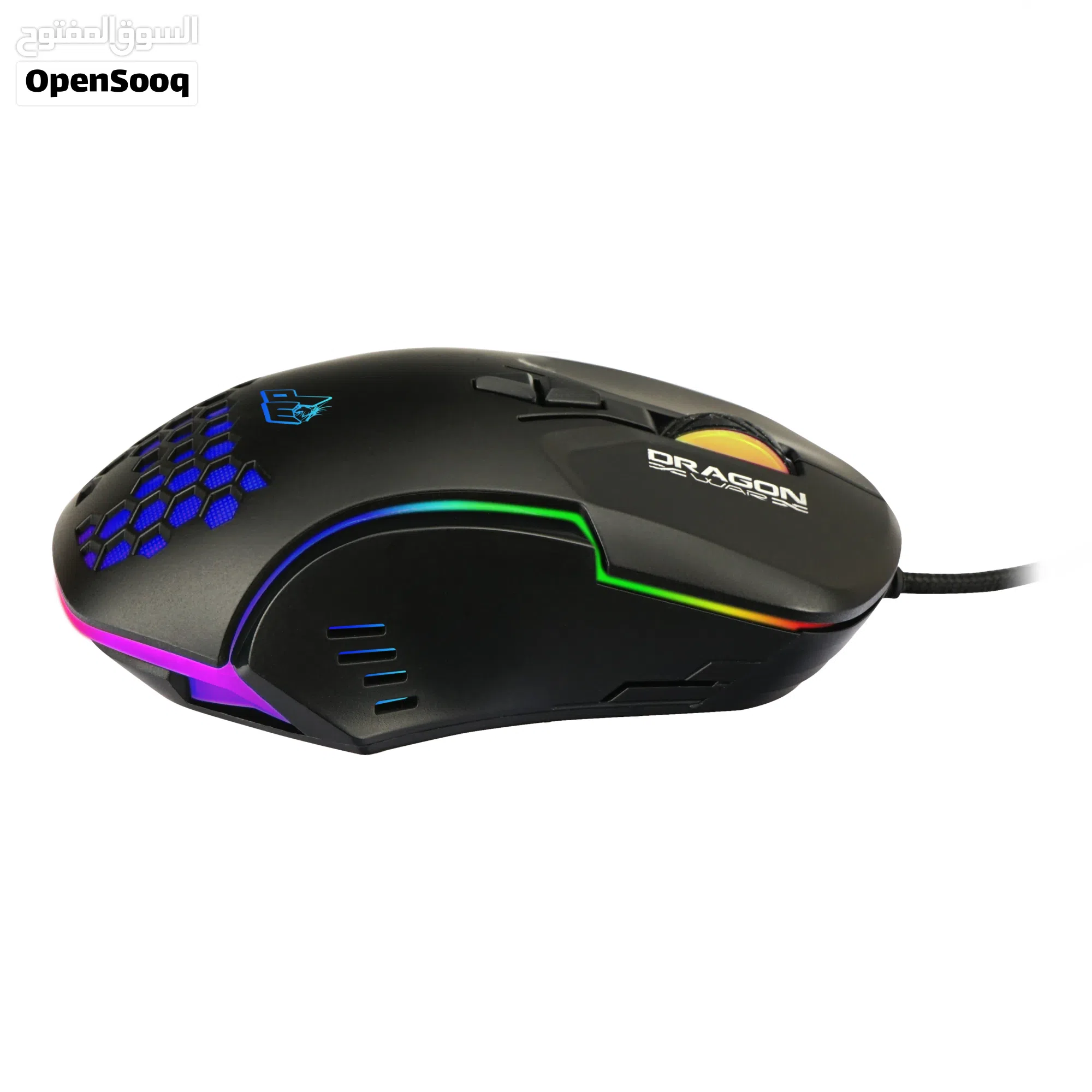 ماوس جيمنج دراجون وار سلكي أر جي بي ملون DRAGON WAR G26 RGB USB WIRED ...